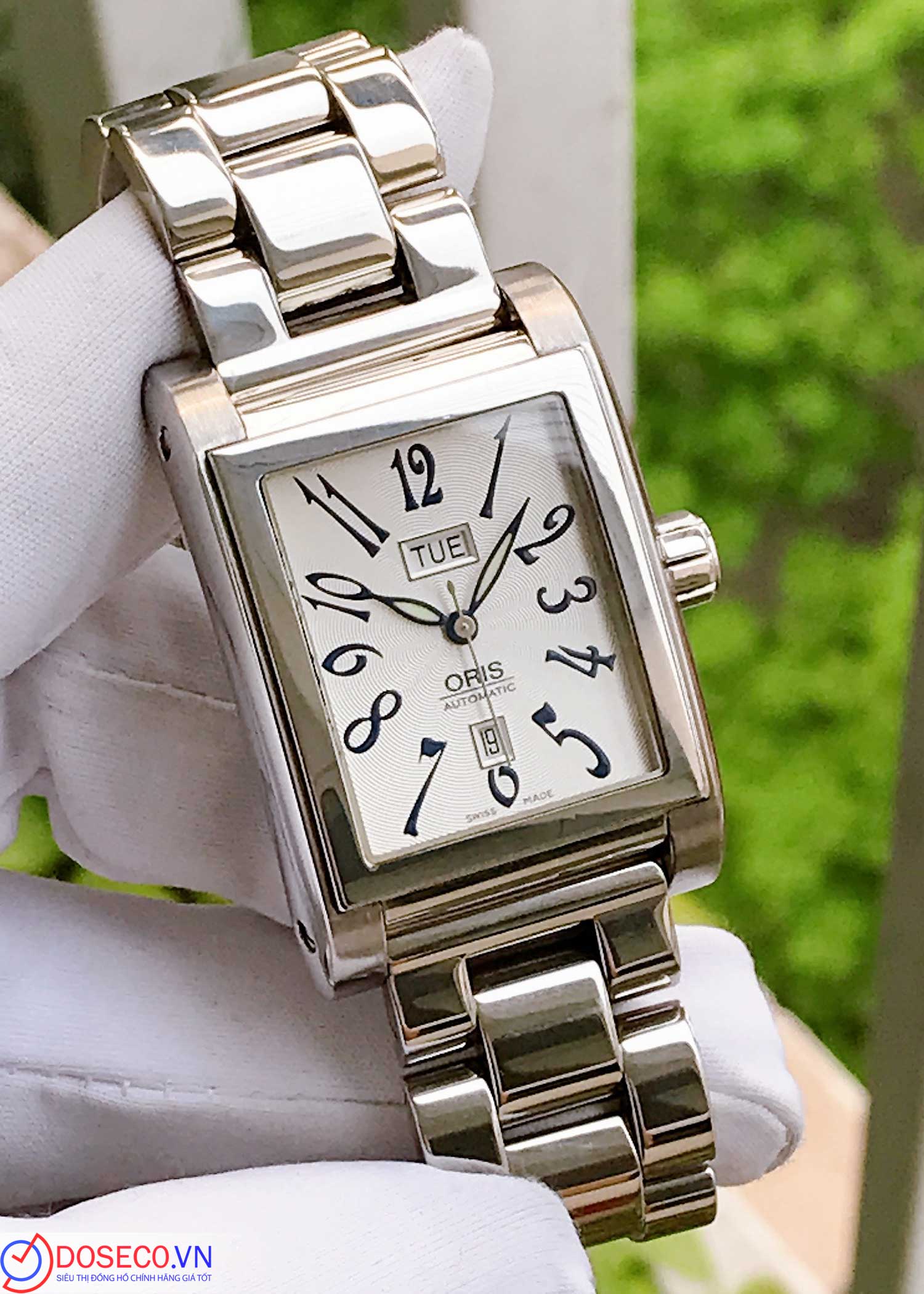 Oris Rectangular Automatic 585-7525-40-02 used